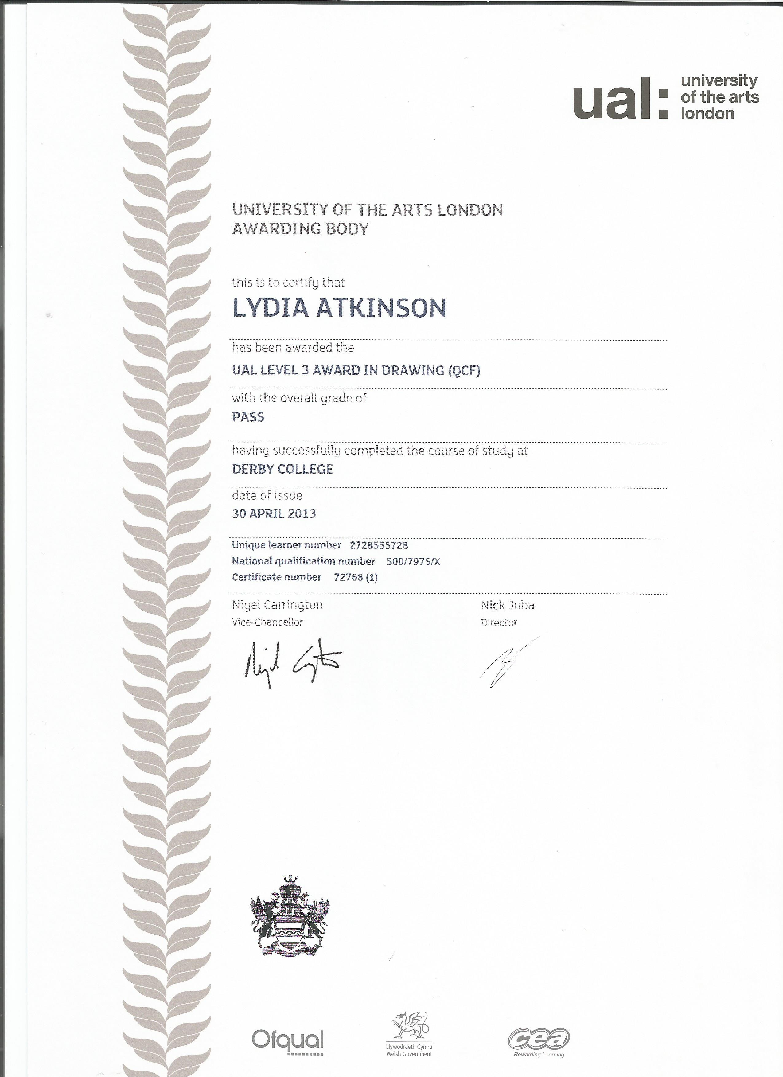 Education – Lydia Atkinson – Artist & Workshop facilitator